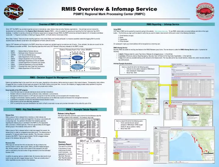 PPT - RMIS Overview & Infomap Service PSMFC Regional Mark Processing ...