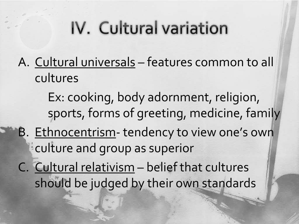 PPT - Cultural Diversity, Cultural Adaptation and Cultural Change ...