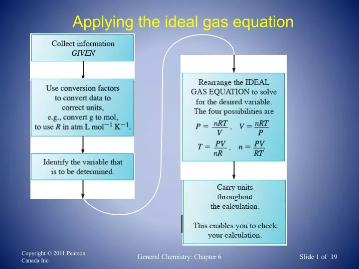 PPT - Applying the ideal gas equation PowerPoint Presentation, free ...