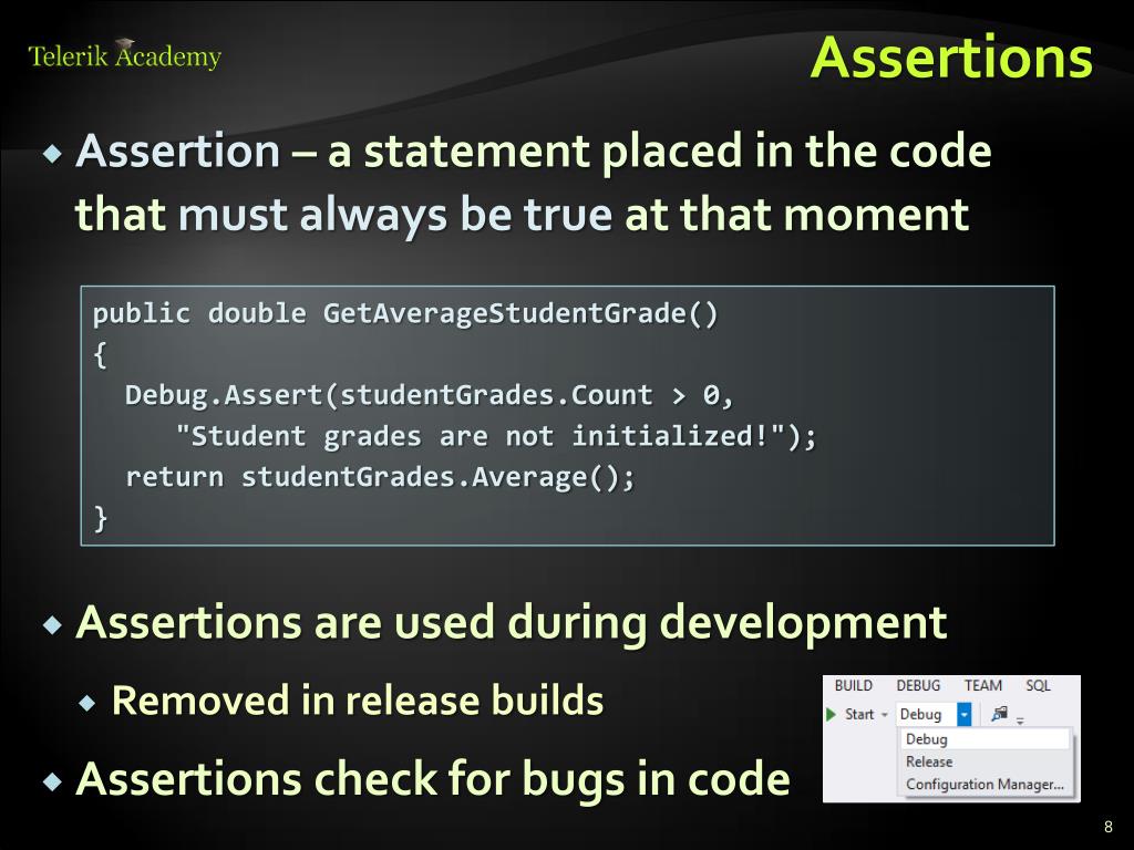 PPT - Defensive Programming , Assertions and Exceptions PowerPoint ... PPT - Defensive Programming , Assertions and Exceptions PowerPoint ...