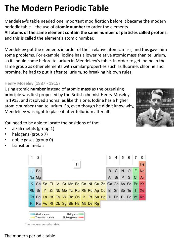 PPT - Döbereiner's triads Groups of three elements PowerPoint ...