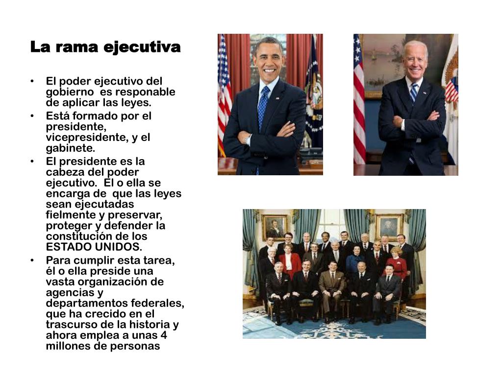 PPT - El gobierno de los Estados Unidos de América PowerPoint ...