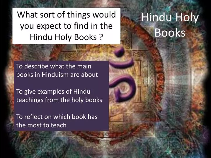 PPT - Hindu Holy Books PowerPoint Presentation, free download - ID:2858664
