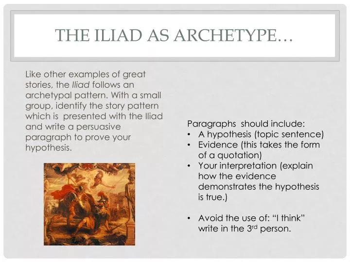 PPT - The Iliad as Archetype… PowerPoint Presentation, free download ...