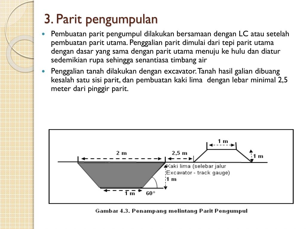 PPT - PEMBUATAN DAN PEMELIHARAAN PARIT PowerPoint Presentation, free ...