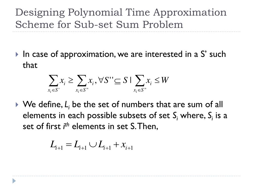 PPT - PTAS(Polynomial Time Approximation Scheme) cont. PowerPoint ... PPT - PTAS(Polynomial Time Approximation Scheme) cont. PowerPoint ...