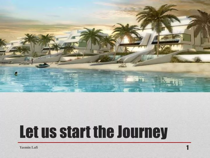 PPT - Let us start the Journey PowerPoint Presentation, free download ...