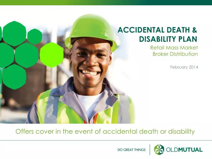 PPT - ACCIDENTAL DEATH & DISABILITY PLAN PowerPoint Presentation, free ...