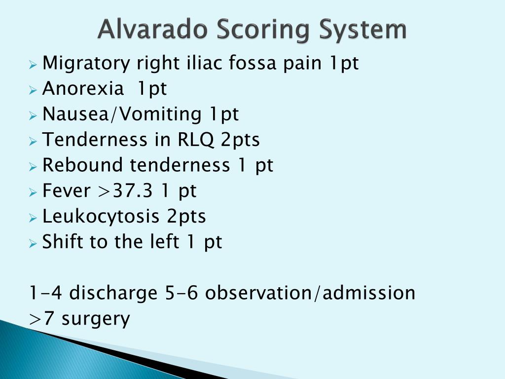 PPT - Appendicitis in the adult, pediatric, and pregnant population ...