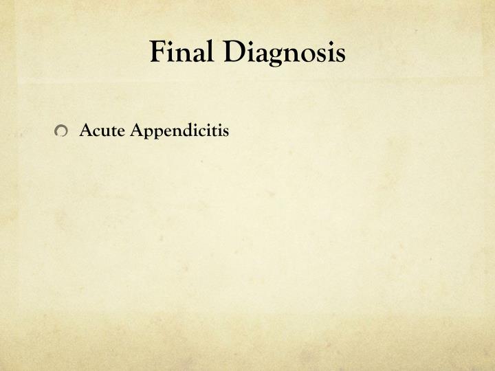 PPT - A case presentation on Acute Appendicitis in the young PowerPoint ...