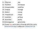 PPT - Connotation and Denotation PowerPoint Presentation - ID:2861421