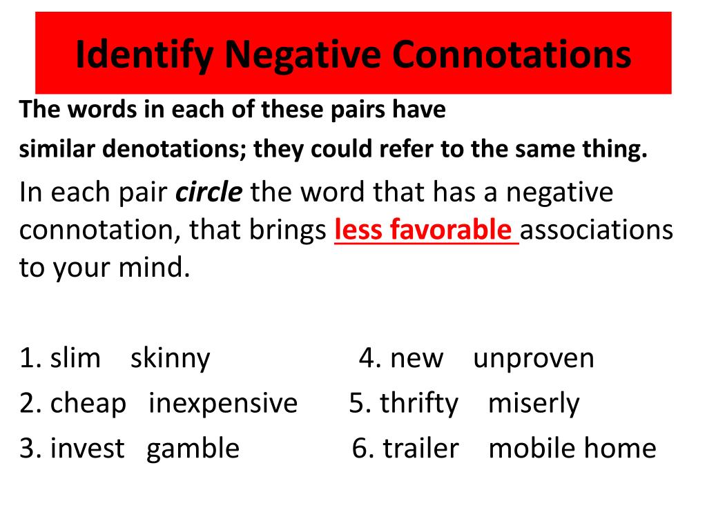 Which Statement Describes How Connotation Is Used In This Passage Which Statement Describes How Connotation Is Used In This Passage