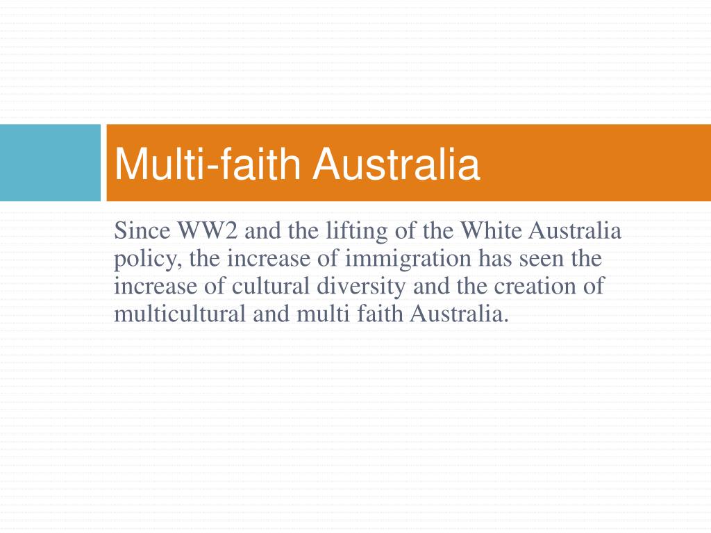 PPT - Associations to the Religious Landscape of Australia PowerPoint ...