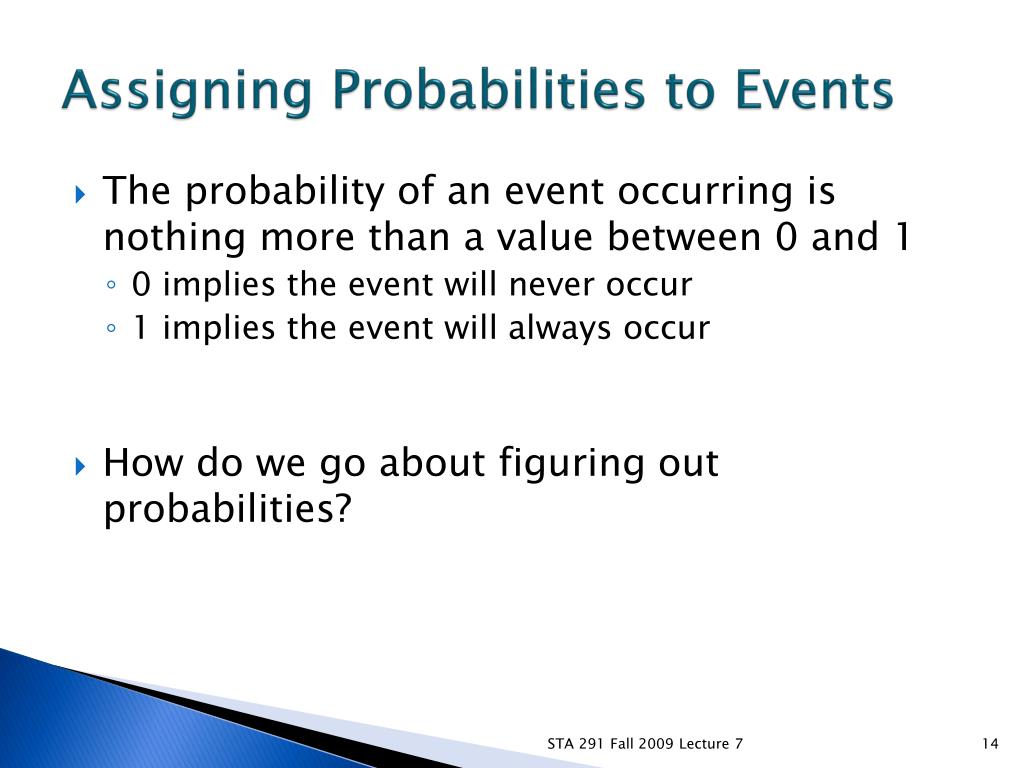 PPT - STA 291 Fall 2009 PowerPoint Presentation, free download - ID:2861505