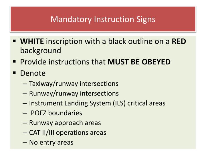 PPT - Airport Lighting, Markings and Sign Systems PowerPoint ...