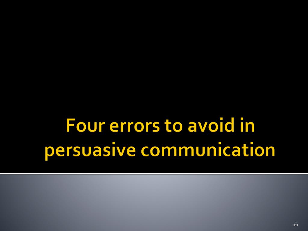 PPT - Persuasive Communication Shane Dent April 09, 2014 PowerPoint ...