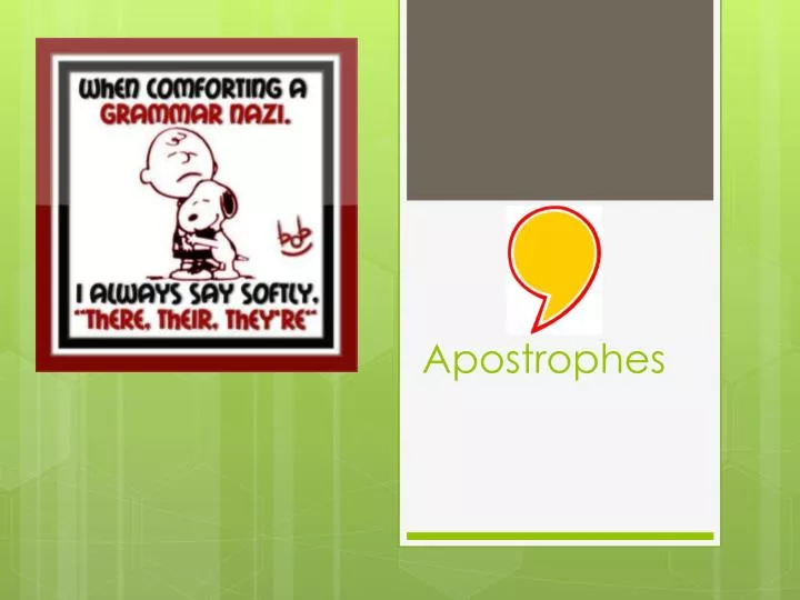 PPT - Apostrophes PowerPoint Presentation, free download - ID:2861689