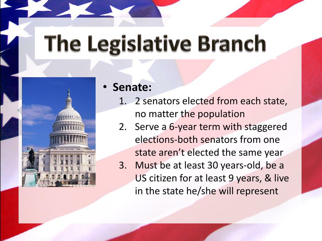 PPT - The 3 Branches of Government In the United States of America ...