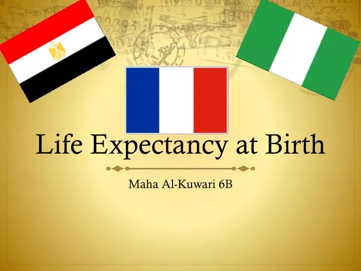 PPT - Life Expectancy at Birth PowerPoint Presentation, free download ...
