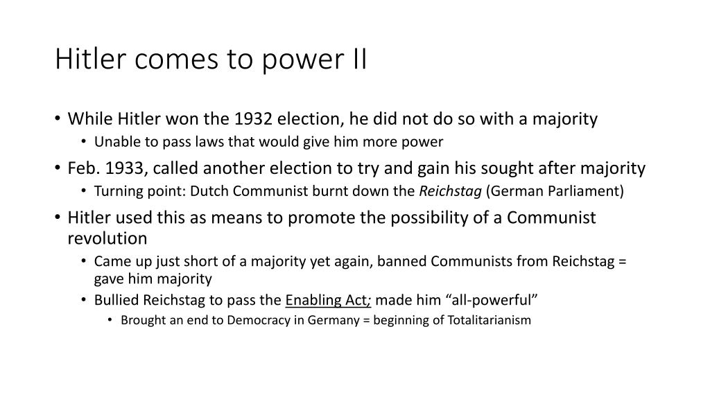 PPT - Adolph Hitler & Nazi Party PowerPoint Presentation, free download ...