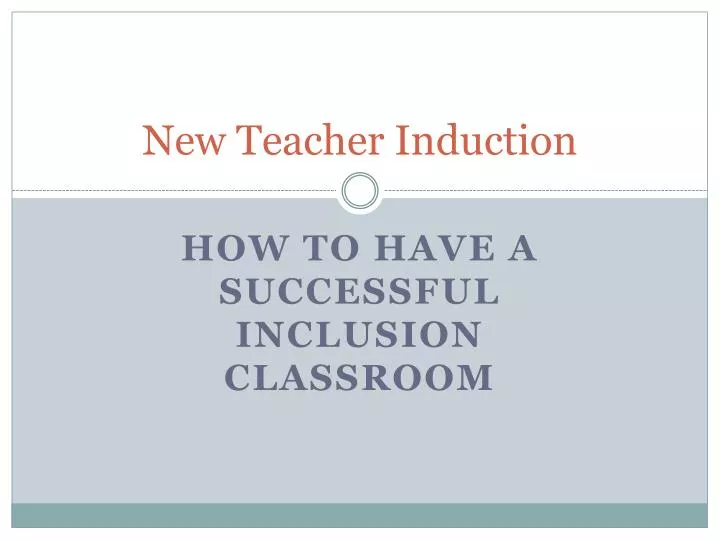 PPT - New Teacher Induction PowerPoint Presentation, free download - ID ...