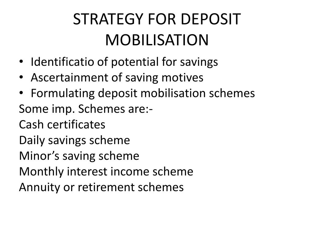 PPT - MANAGEMENT OF DEPOSITS OF COMMERCIAL BANKS PowerPoint ...