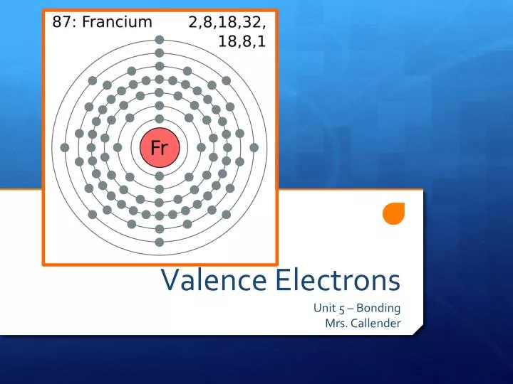 PPT - Valence Electrons PowerPoint Presentation, free download - ID:2863936