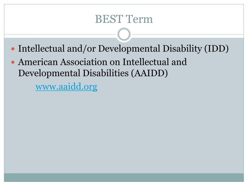 Ppt Developmental Disabilities Powerpoint Presentation Free Download