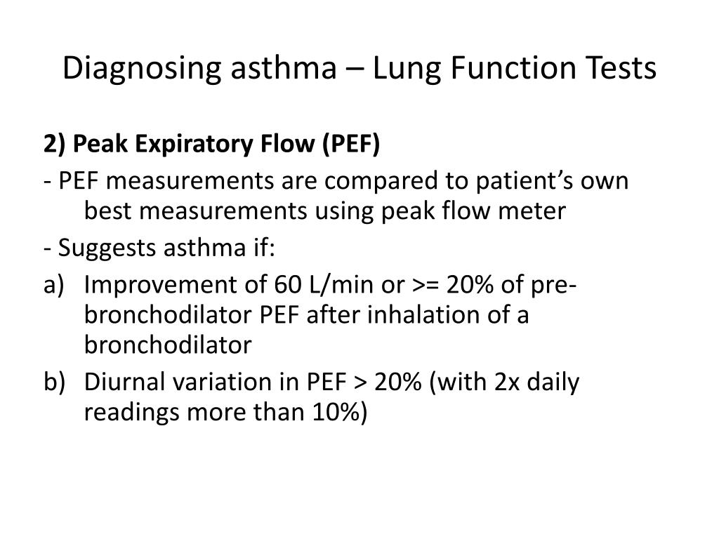 Ppt Diagnosing Asthma Powerpoint Presentation Free Download Id 2864747