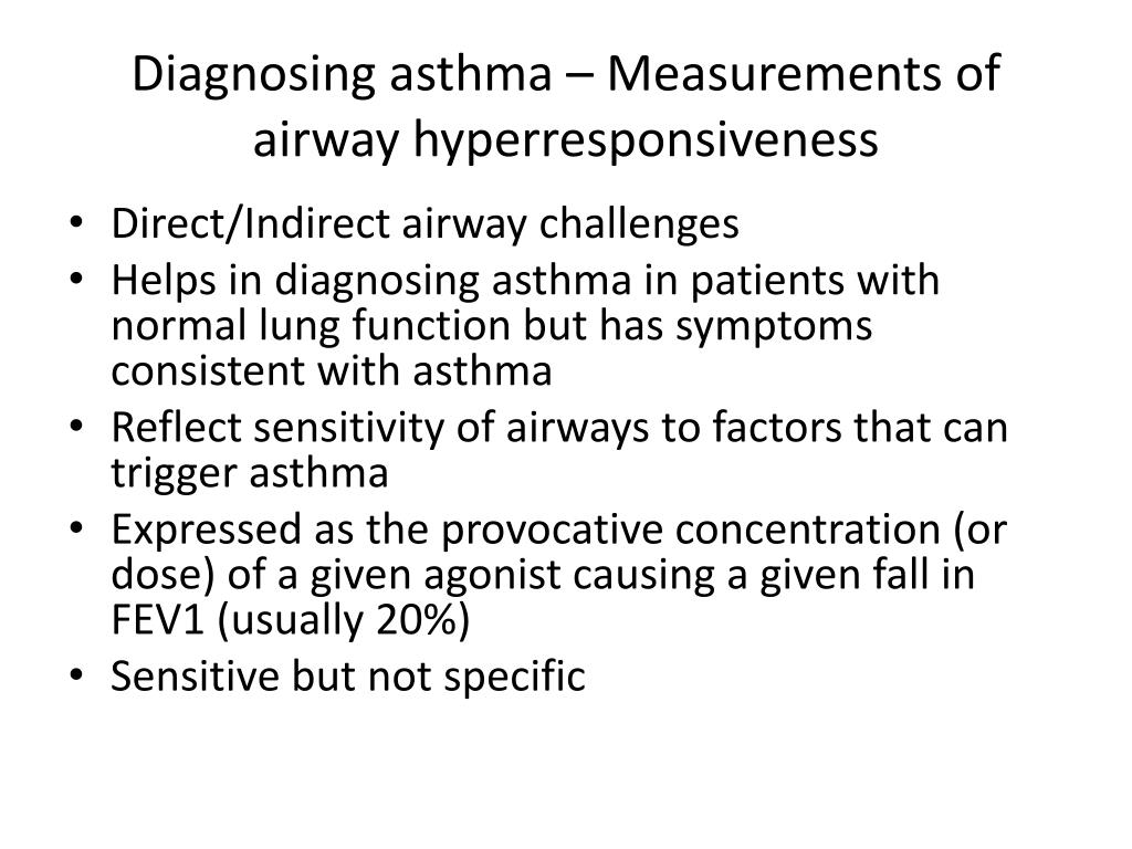 Ppt Diagnosing Asthma Powerpoint Presentation Free Download Id 2864747