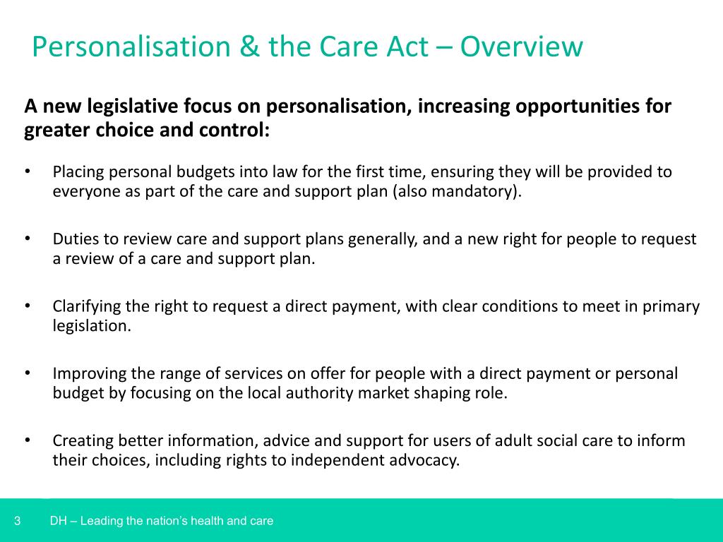 PPT - The Care Act Consultation on guidance and regulations ...