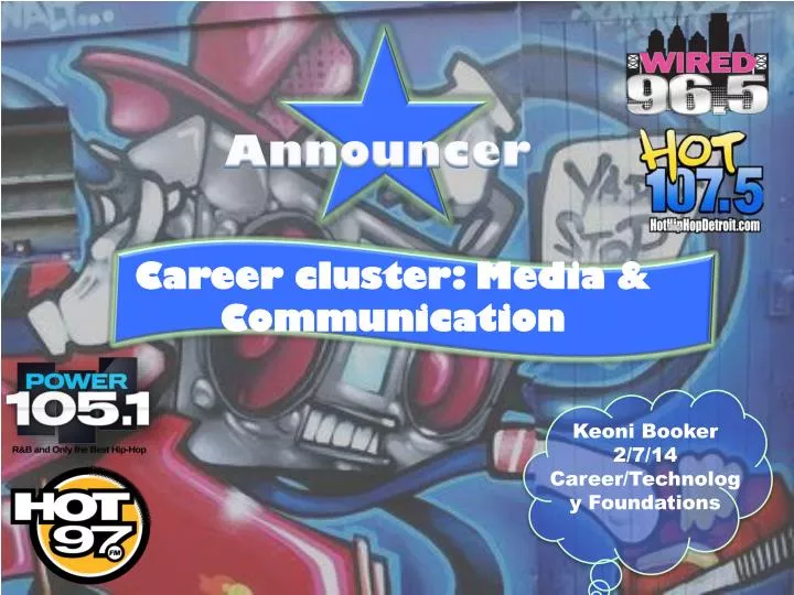 PPT - Career cluster: Media & Communication PowerPoint Presentation ...