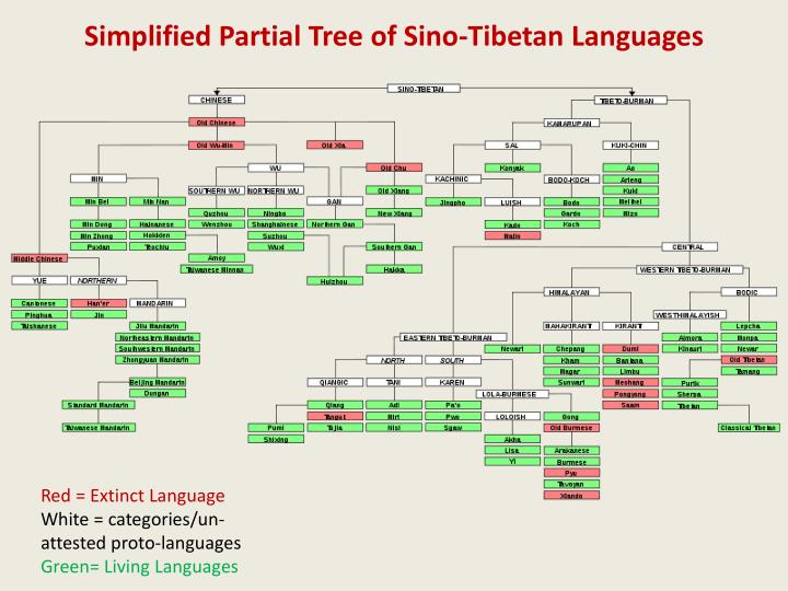 PPT - Chinese or the Sinitic language(s) PowerPoint Presentation - ID ...