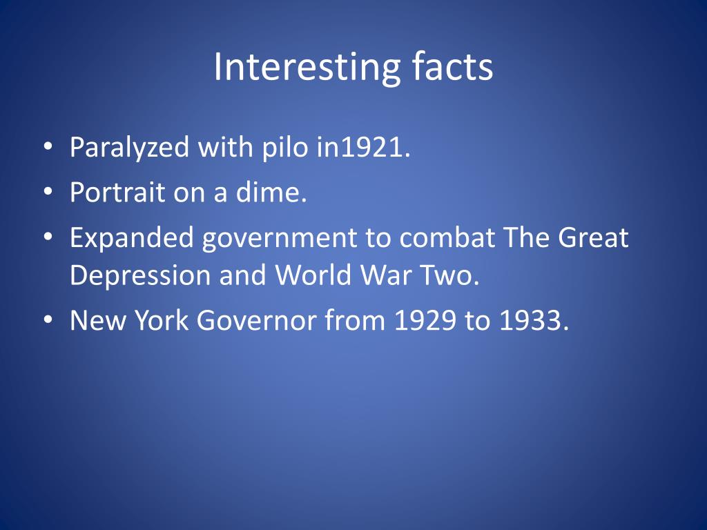 PPT - Franklin D. Roosevelt: The 32nd President's Journey and Legacy ...