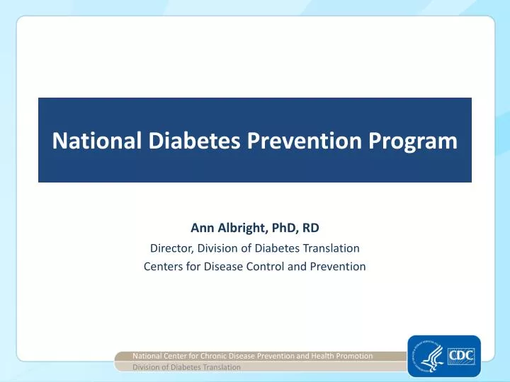 PPT - National Diabetes Prevention Program PowerPoint Presentation ...