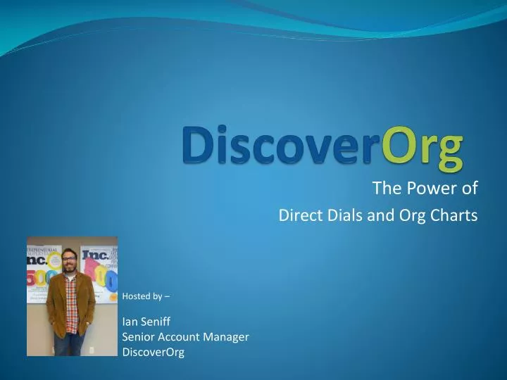 PPT - Discover Org PowerPoint Presentation, free download - ID:2866052