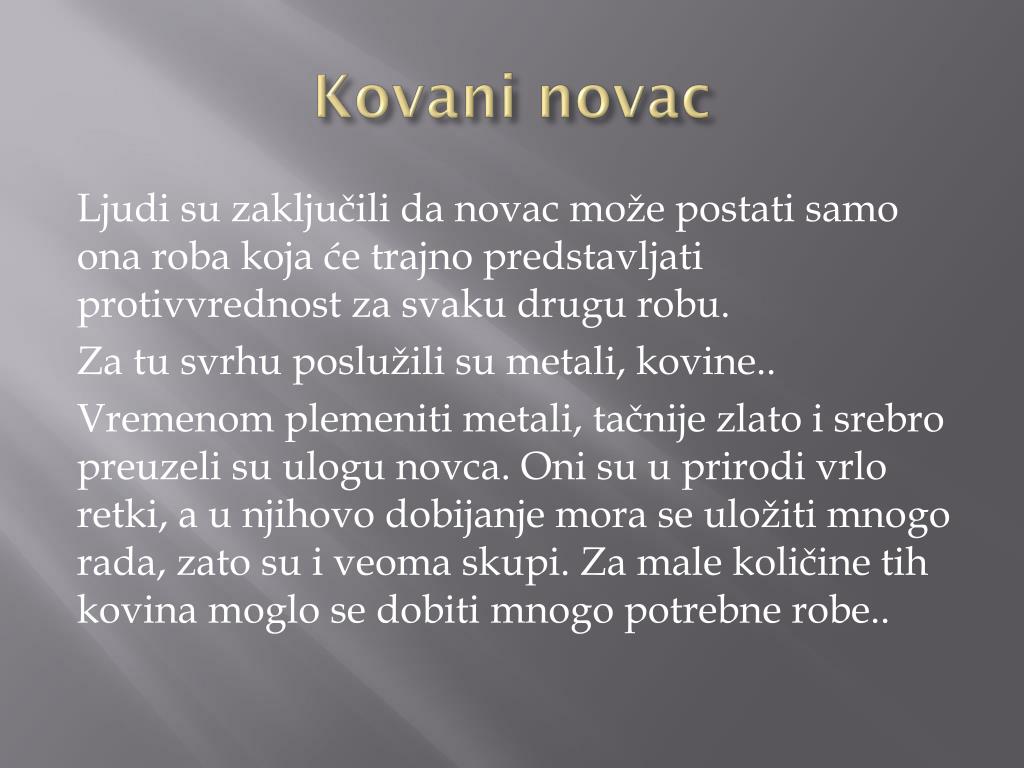 PPT - Nastanak Novca i kratka istorija srpskog novca PowerPoint ...