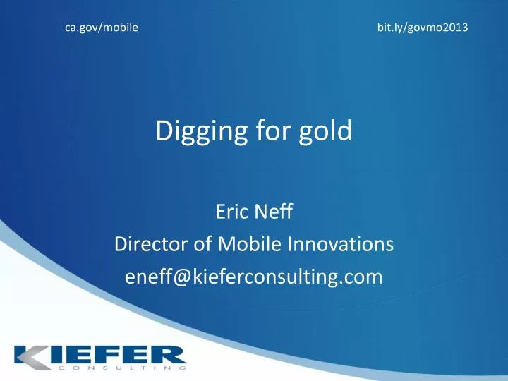 PPT - Digging for gold PowerPoint Presentation, free download - ID:2866800