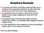 PPT - Anaphora PowerPoint Presentation - ID:2867125