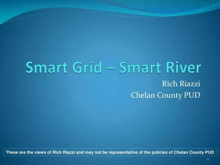 PPT - Smart Grid – Smart River PowerPoint Presentation, free download ...