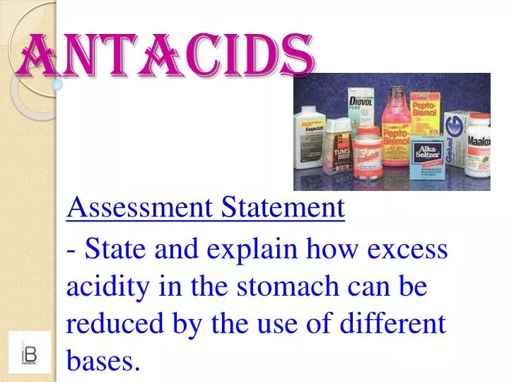 PPT - Antacids PowerPoint Presentation, free download - ID:2868432