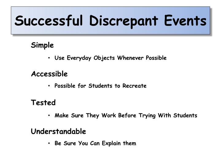 PPT - The Use of Discrepant Events in the Science Classroom PowerPoint ...
