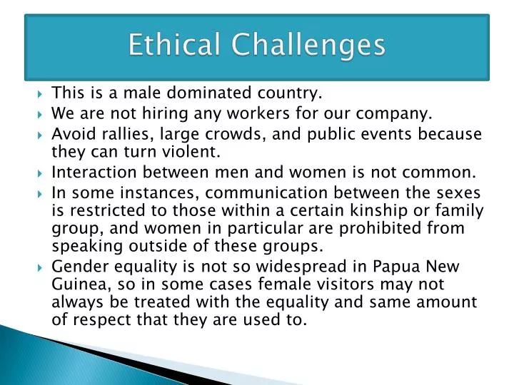 PPT - Ethical Challenges PowerPoint Presentation, free download - ID ...
