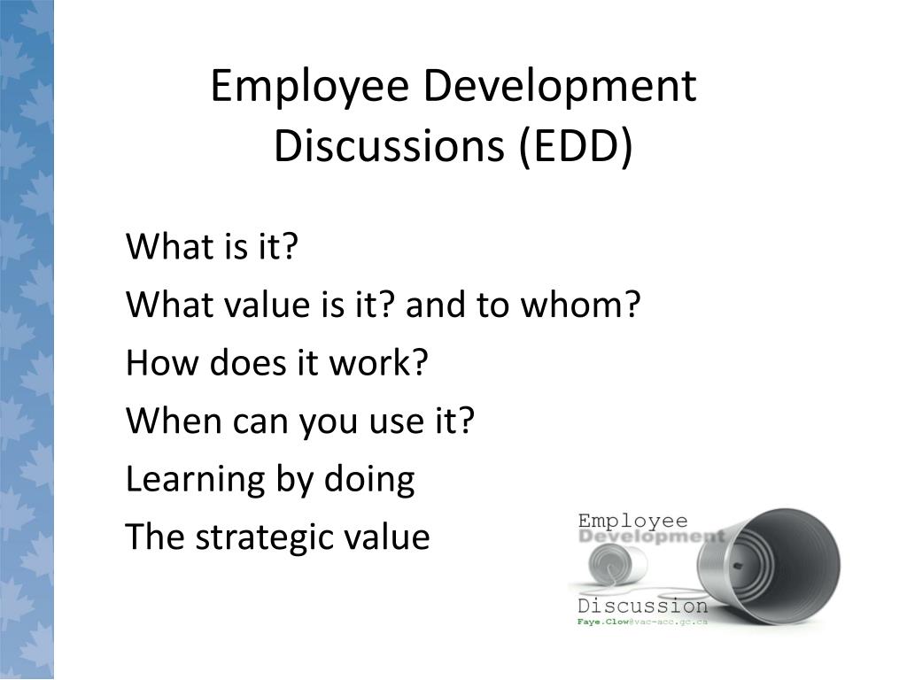 PPT - Employee Development Discussions: Strategic Planning for Success ...