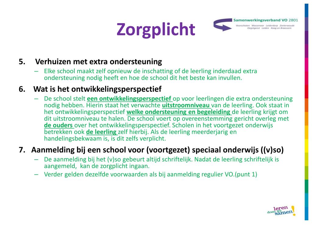 PPT - Ontwikkelingen rondom de overstap naar het VO, i n het kader van ...