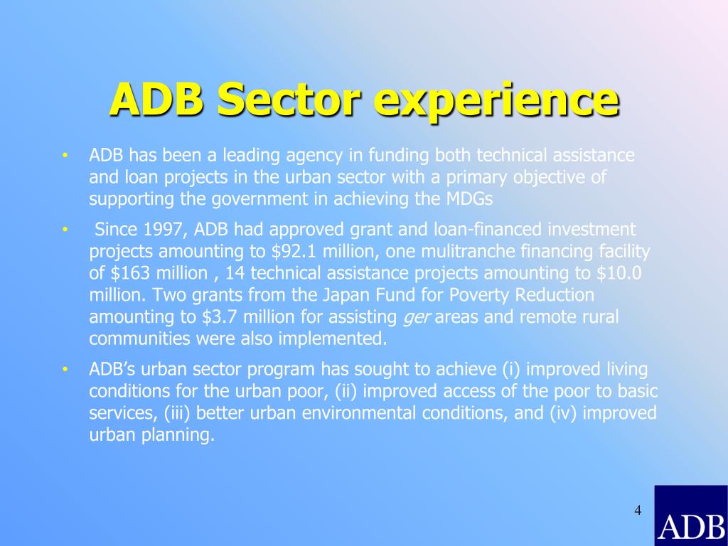 Ppt Mongolia Urban Sector Operation Powerpoint Presentation Free