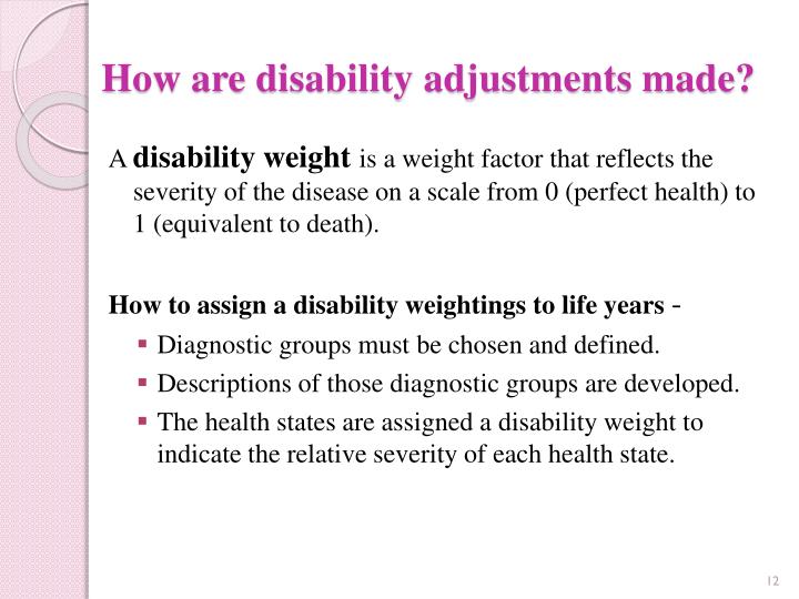 PPT - Disability Adjusted Life Years PowerPoint Presentation - ID:2869534