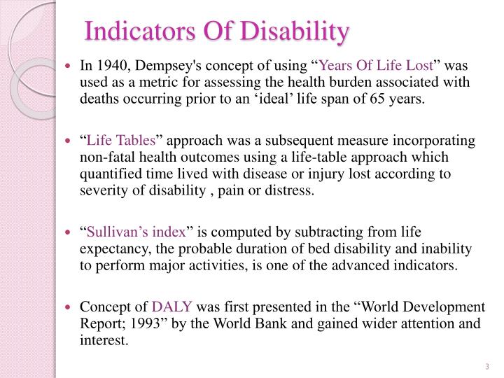 PPT - Disability Adjusted Life Years PowerPoint Presentation - ID:2869534