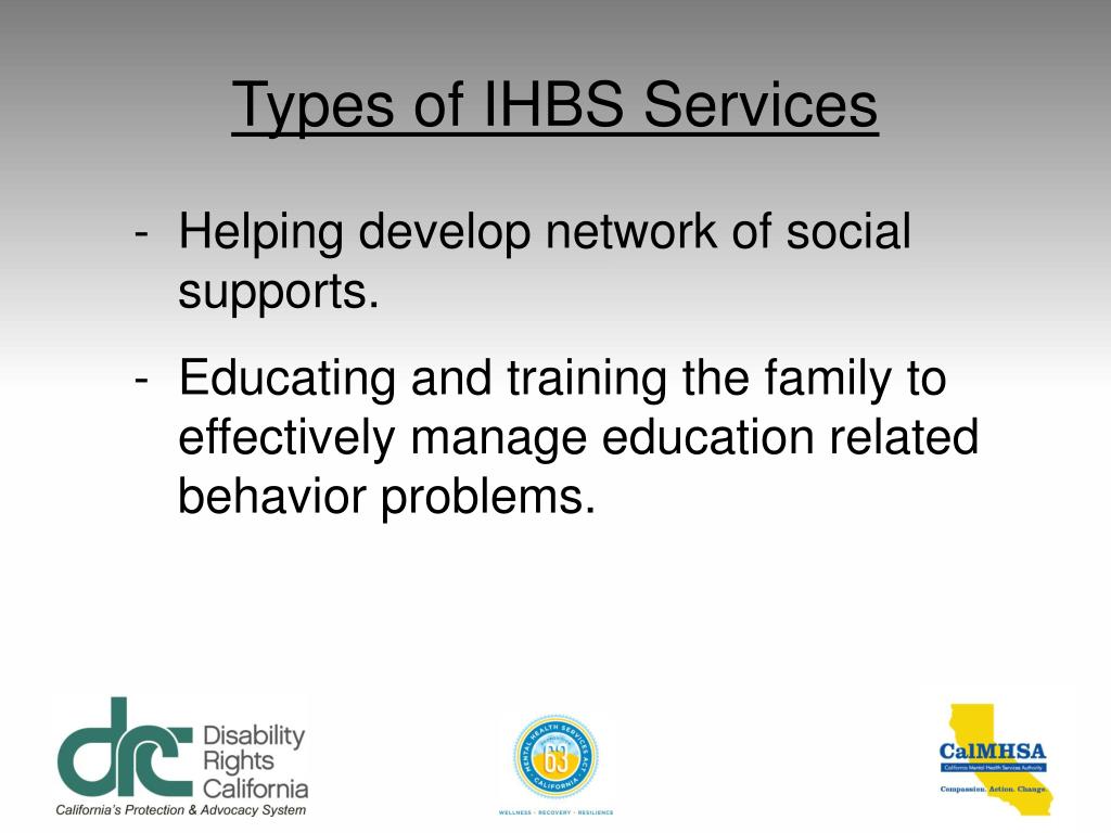 PPT - Intensive Home-Based Mental Health Services as Educationally ...