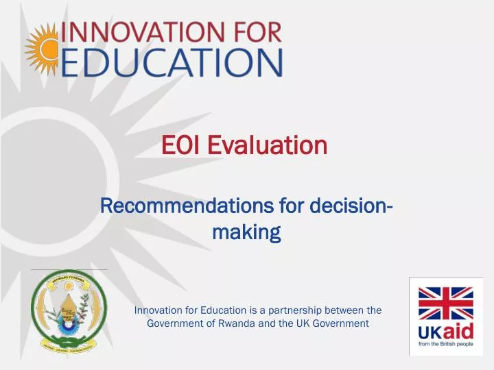 PPT - EOI Evaluation PowerPoint Presentation, free download - ID:2870242